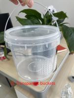 China Chemical 1L-5L Clear Bucket Popcorn Bucket with GAP/ISO/FDA Certificate for sale