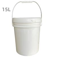 China 4 Gallon Food Grade Plastic Bucket with Lid 15 Liter Chemical and Customizable Design for sale