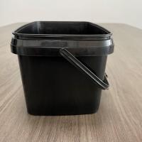China Cosmetic Fishing Baits Bucket 10L Pail Square Plastic Bucket with Printed Design for sale