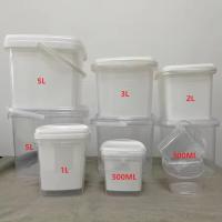 China Printing Silk screem /Heat transfer/IML 500ml 10L Plastic Bucket with Lid FOOD Bucket for sale