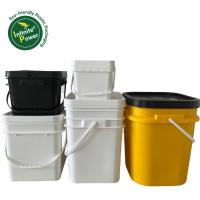 China Pet Dried Fruits Packaging Bucket Customized 2L 3L 4L 5L 6L 8L 10L Plastic Bucket Pail for sale