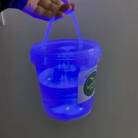 China Round Customize Color Plastic Container Food Bucket with GAP/ISO/FDA Certificate for sale