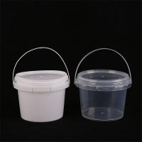 China Customize Plastic Container Small Plastic Bucket with 500ml Capacity and Accessories for sale