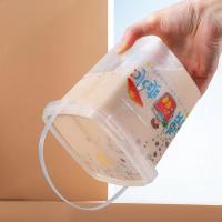 China Customize Plastic Container Small Plastic Bucket with 500ml Capacity and Accessories for sale