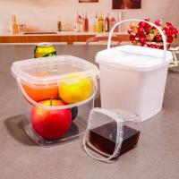 China 1.0 to 2.5 MM Thickness Clear or White Bucket Plastic Pail 1 Liter Black for sale