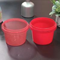 China Food Grade Plastic Pail with Lids and Handle 500ml 750ml 1L 2L 3L 5L Sizes ISO Certified for sale