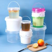 China 1L 2L 3L 5L 6L 8L 10L Food Grade Round or Square Plastic Bucket Container with Lid for sale
