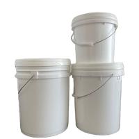 China Affordable 10L 15L 16L 18L 20L 25L Custom White PP Plastic Bucket with Lid and Handle for sale