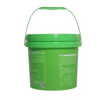 China Leak Proof Lid Food Container Tub Pail 1L Clear Food Grade Plastic Bucket for Snacks for sale
