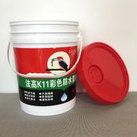 China 5L 10L 20L Heavy Duty Plastic Bucket with Metal Handle Transparent or Custom Printing for sale