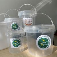 China Transparent 500ml 1L 2L 3L Clear Bucket Glow Plastic Bucket with GAP/ISO/FDA Certificate for sale