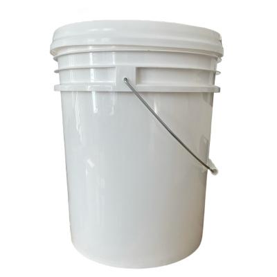 China Polypropylene 20L Plastic Bucket With Handle And Lids For 5 Gallon Bucket For Paint for sale