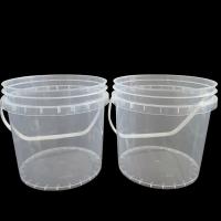 China Food Storage Bucket Containers All Purpose Plastic Tubs with Lid and IML Printing for sale