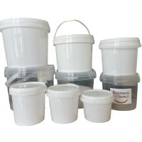China 1/2 Gallon Plastic Pail for Popcorn and Cotton Candy Storage 1.0 to 2.5 MM Thickness for sale