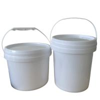 China 5L Liquid Storage Bucket with Lid Made of Thick Plastic Thickness 1.0-2.5 MM Red for sale