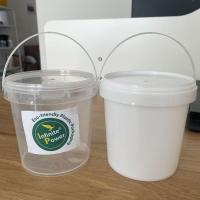 China Customize YES 2L 3L 4L 5L Plastic Pail with Lid Black and Durable for sale