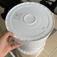 China 15L Plastic Bucket Round White Bucket Snack Performance with GAP/ISO/FDA Certificate for sale