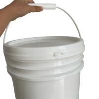 China Chemical 5 US Gallon Plastic Bucket with Heat Transfer Printing for sale