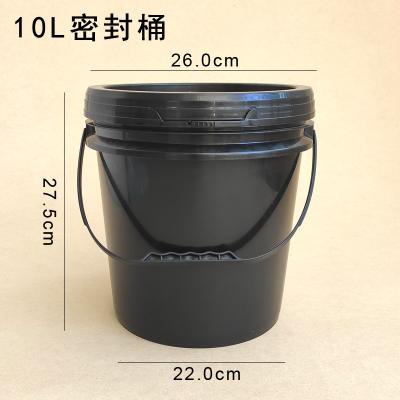 China Food Grade 500-10L Plastic Bucket with Lid Bulk Purchase Essential for sale