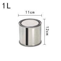 China 1L-5L Custom Round Metal Can Container for Paint Sauce and Food Made of Polypropylene for sale