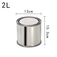 China 1L-5L Custom Round Metal Can Container for Paint Sauce and Food Made of Polypropylene for sale