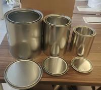 China 1L-5L Custom Round Metal Can Container for Paint Sauce and Food Made of Polypropylene for sale