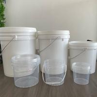 China Popular Food Container 1-5L Plastic Bucket with Lid and Leak Proof Design for sale
