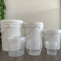 China 1.0 to 2.5 MM Thickness 20 Liter Plastic Bucket for Paint Sturdy Buckets Lid and Handle for sale