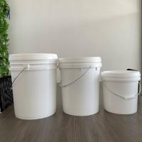 China 1.0 to 2.5 MM Thickness 20 Liter Plastic Bucket for Paint Sturdy Buckets Lid and Handle for sale
