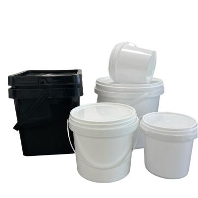 China Candy Container Plastic Bucket with Lid HDPE Material Certified by GAP/ISO/FDA for sale