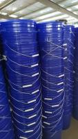 China Industrial Food Grade 5 Gallon 6 Gallon Plastic Buckets with Handle and Lid 20L 25L for sale