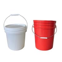 China Custom 5 Gallon 6 Gallon Plastic Bucket for Heat Transfer Printing Lubricating Oil 20L 25L for sale