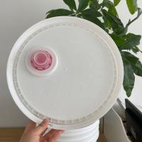 China Round and Durable 18 Liter 5 Gallon Plastic Bucket with Spout Lid for Paint Packaging for sale