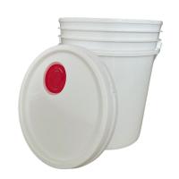 China Customize Your Pet Food Storage with 5 Gallon Plastic Bucket and Spout Lid 18L Capacity for sale