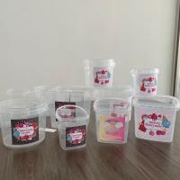 China Customize 32 oz Candy Container 1L Clear Bucket with Led light Popcorn Plastic Bucket for sale