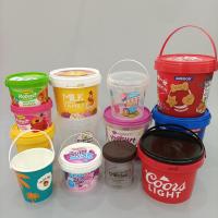 China Food Safe Plastic Bucket 1L - 25L Bucket with Temper Lid for sale