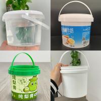 China China Plastic Bucket Factory Supply Mini Clear Plastic Container Pail for sale