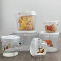 China Factory Prices Plastic Bucket 1L 2L 3L 4L 5L Food Container for sale