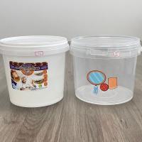 China Factory Prices Plastic Bucket 1L 2L 3L 4L 5L Food Container for sale