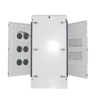 China IP65 Galvanized Sheet Outdoor Network Cabinet Outdoor Server Rack With Thermostat Temperature Control for sale