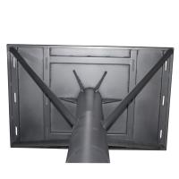 China Steel Floor Mount Upright Post Boltless Shelving Upright Posts 1000 Pounds Load Capacity for sale
