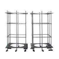 China Leather Travel Jewelry Galvanized Steel Ground Cage Kit Corrosion Resistant  UV Resistant For Grounding System for sale