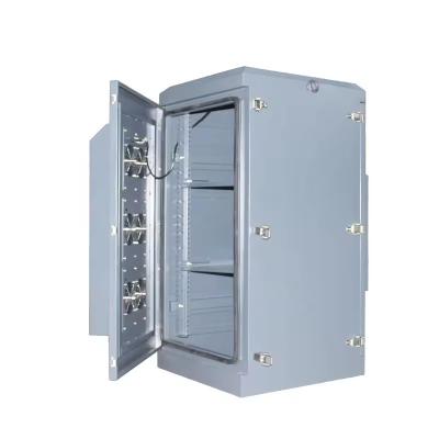 China Uninterrupted  Waterproof Network Cabinet Outdoor Server Rack Cabinet Air Cooled for sale