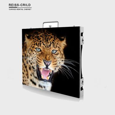China Small Outside LED Screen Rental Cabinet Splicing Structure With Positioning Function for sale