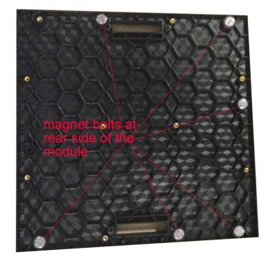 China P2.5 Front Service LED Display 640x640mm Cabinet With Magnet Full Colors for sale