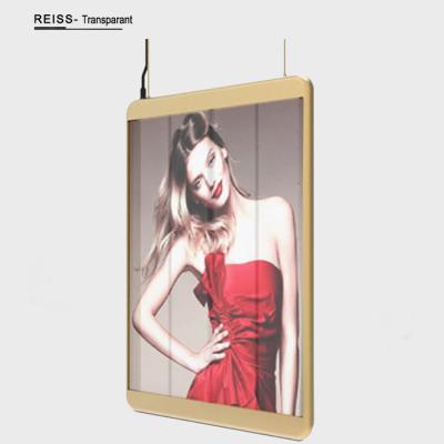 China Transparent RGB Glass Window LED Display For Shopping Mall / Luxury Stores for sale