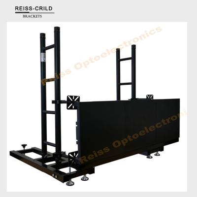 China Activities LED screen display Aluminum Customized floor standing bracket for sale