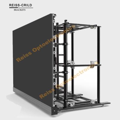 China Professional LED screen outdoor indoor activities Aluminum Steel Customized floor standing bracket for sale