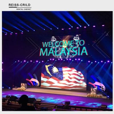 China High Brightness Outdoor Full Color LED Display Screen Rental Customized Dimension for sale