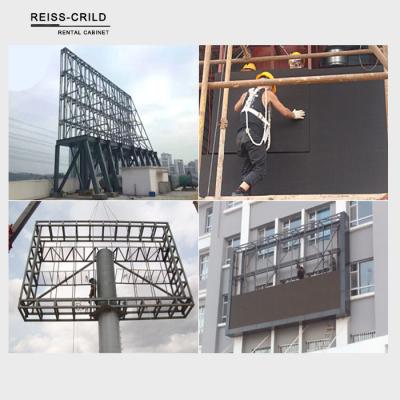 China High Reliability Outdoor Fixed LED Display Long Durability Low Power Comsuption for sale
